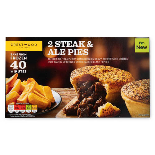 Steak & Ale Pies 2 Pack | ALDI UK